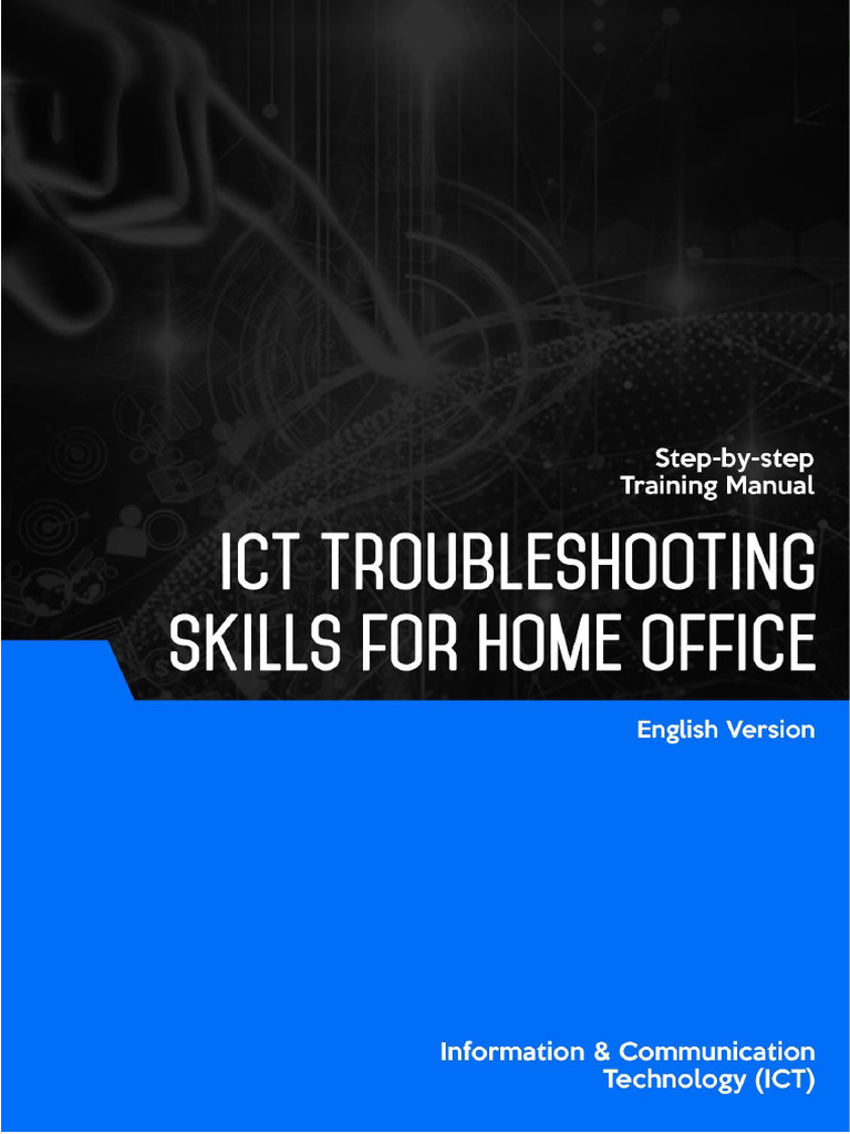 ICT Troubleshooting Skills For Home Office | PDF | Backup | Installation (Computer Programs)