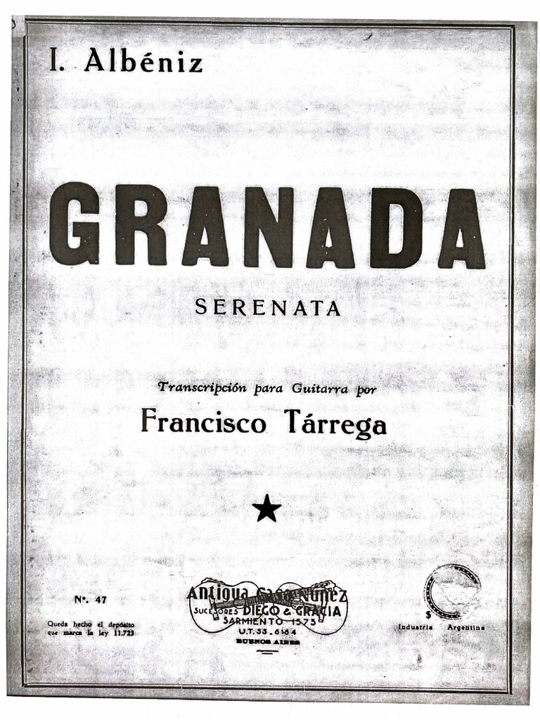 Granada Albeniz Tarrega | PDF