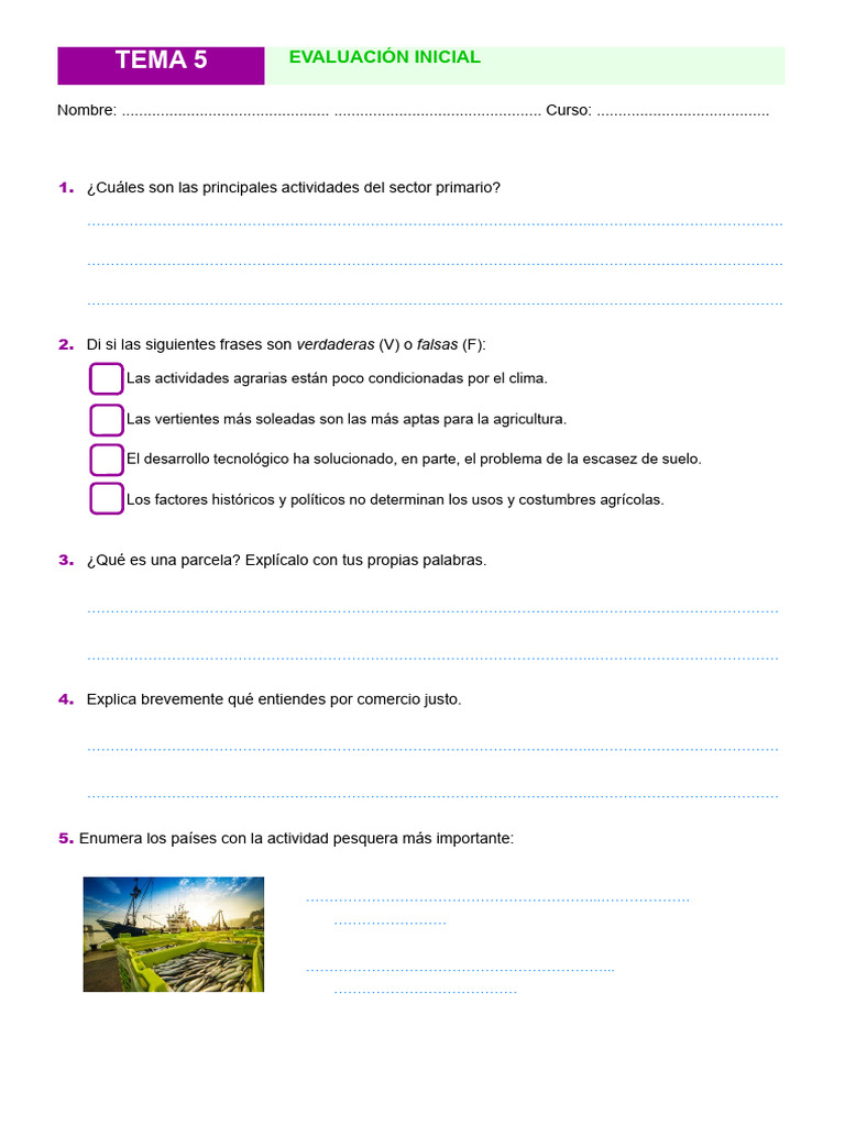 GeH 3 Ev T05 | PDF | Agricultura | Agricultura ecológica