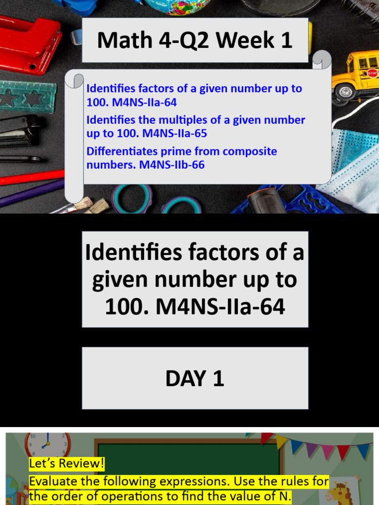 Math 4-Q2 Week 1 | PDF | Multiplication | Mathematics