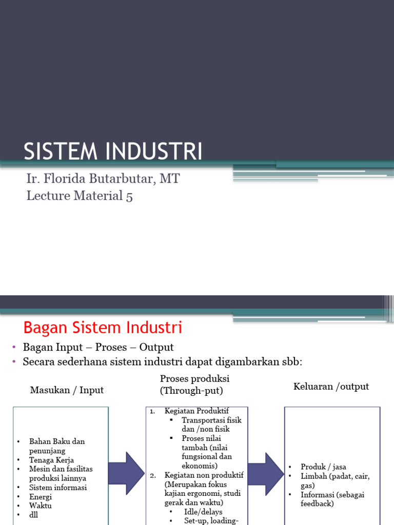 Perancangan Sistem Kerja 5 | PDF