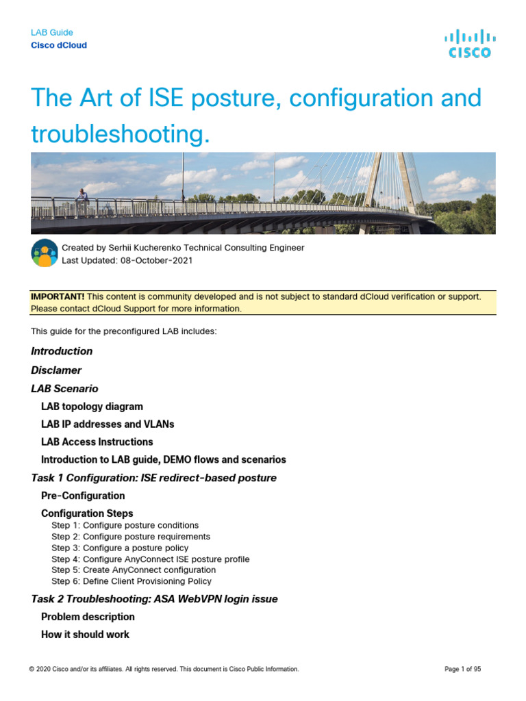Art of Ise Posture Config Troubleshooting | PDF | Port (Computer ...