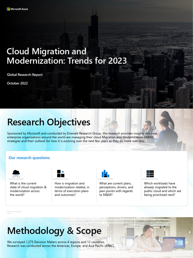 Cloud Migration and Modernization Trends For 2023 | PDF | Cloud Computing | Microsoft Azure