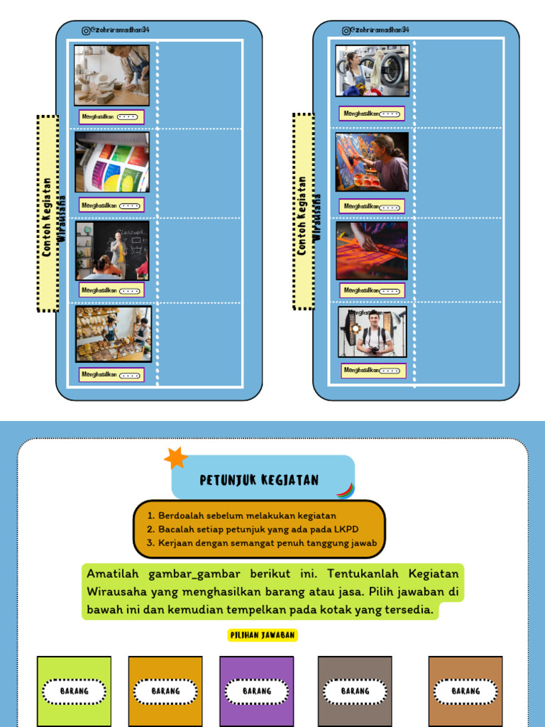 Make A Match (Contoh Kegiatan Wirausaha) | PDF