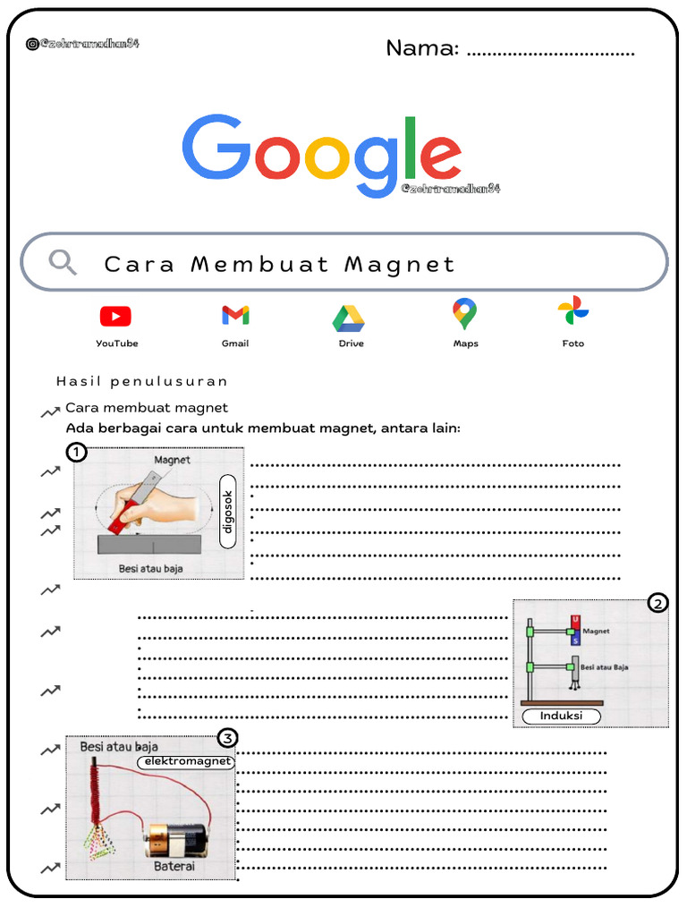 Cara Membuat Magnet untuk Happy Note | PDF | Game & Aktivitas | Griya ...