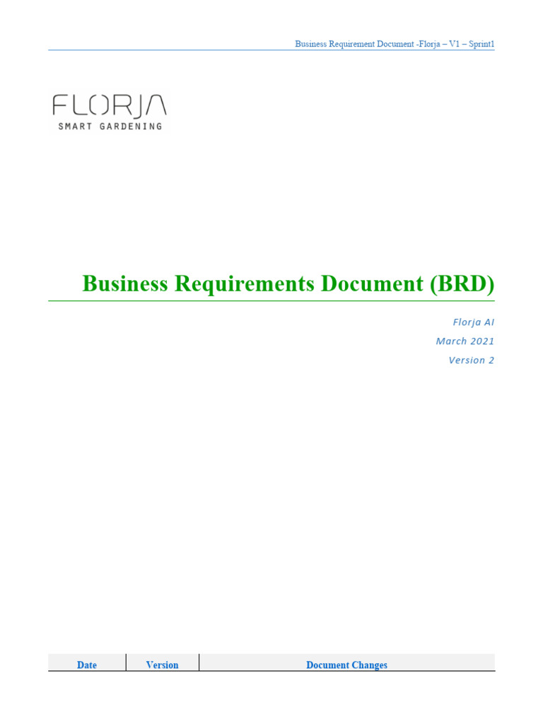 BRD Sprint1Deliverable | PDF | Amazon Web Services | Internet Of Things
