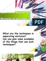 Benefits of Separating Mixtures | PDF