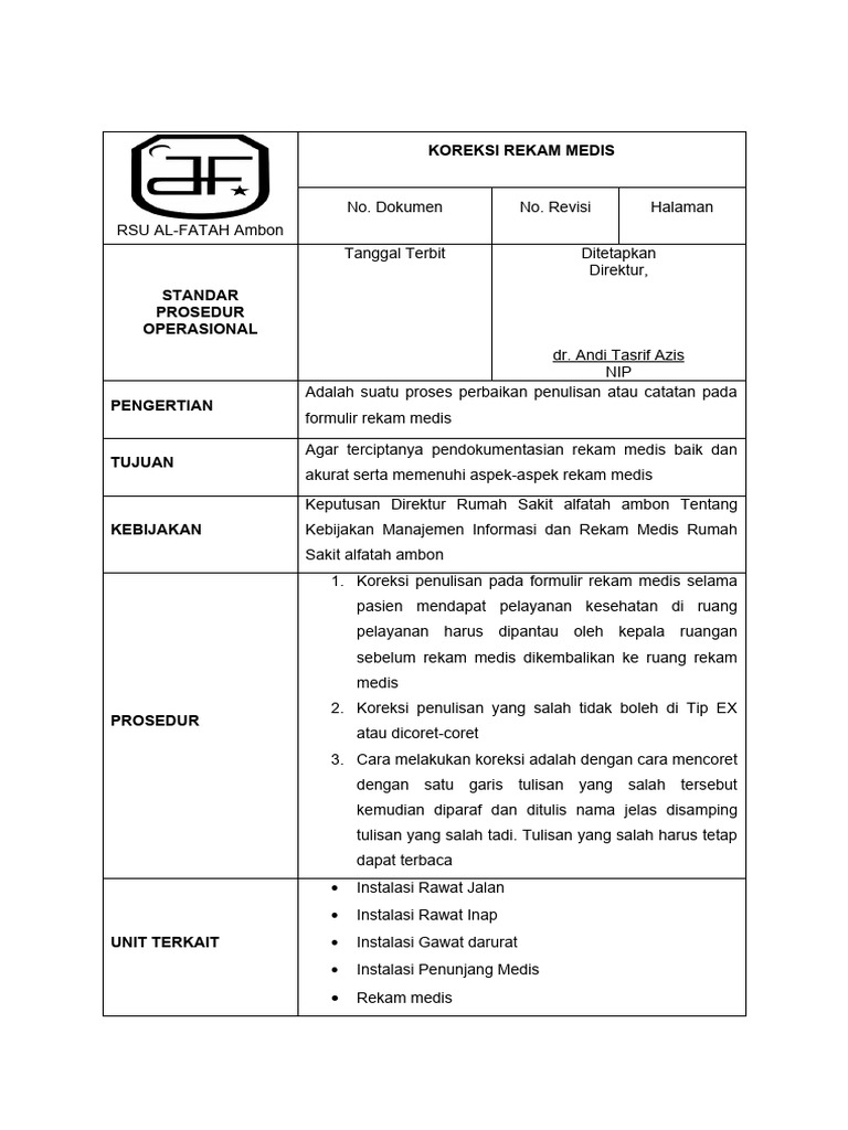 Sop Mirm 8 Non Elektronik | PDF