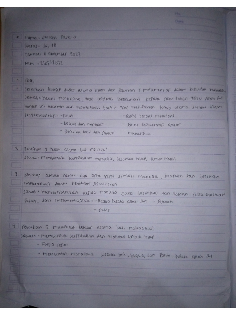 Contoh gambar teknik | PDF