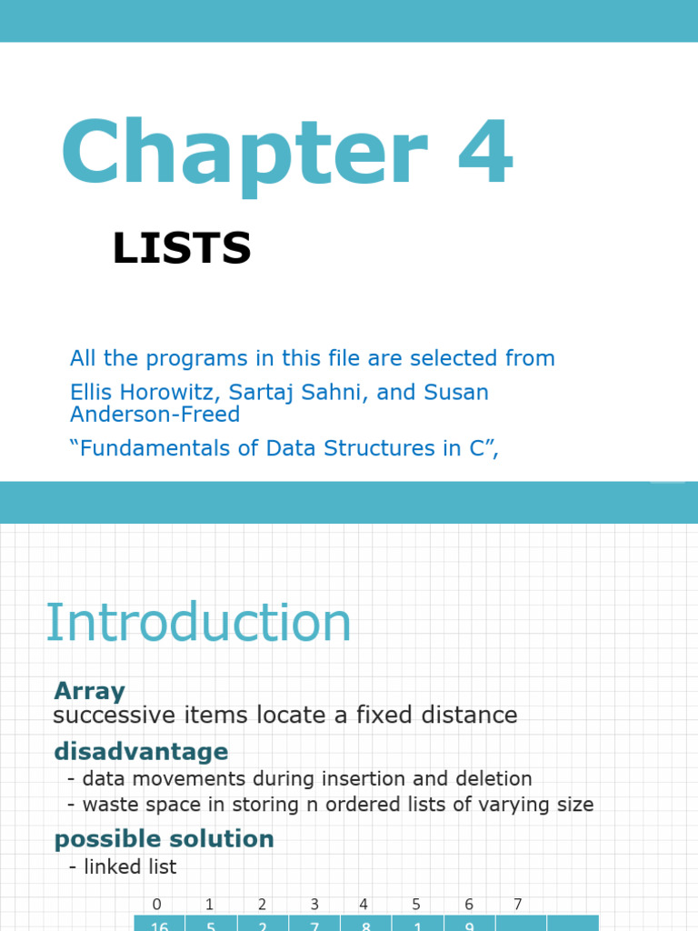 5 Lists Pdf Pointer Computer Programming Computer Science 6610