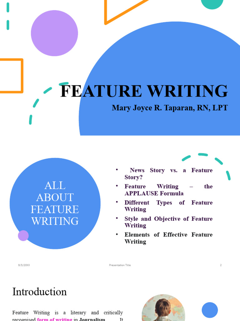 Understanding Feature Writing in Journalism | PDF | News | Expert