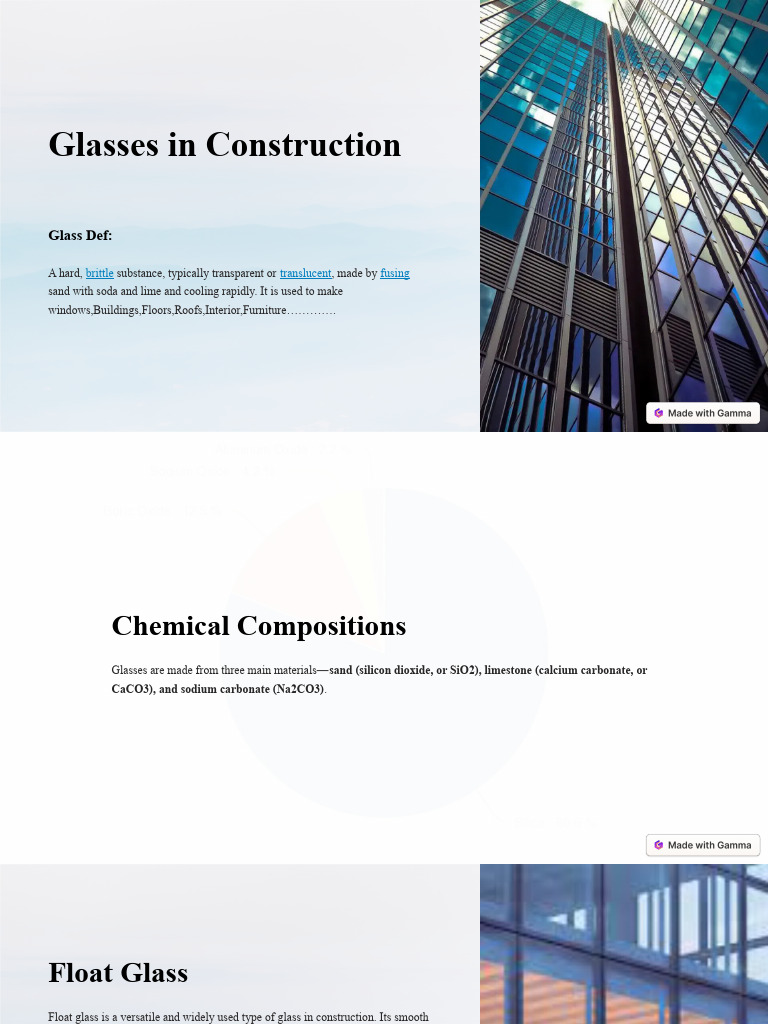 Glasses in Construction | PDF | Glasses | Building Insulation