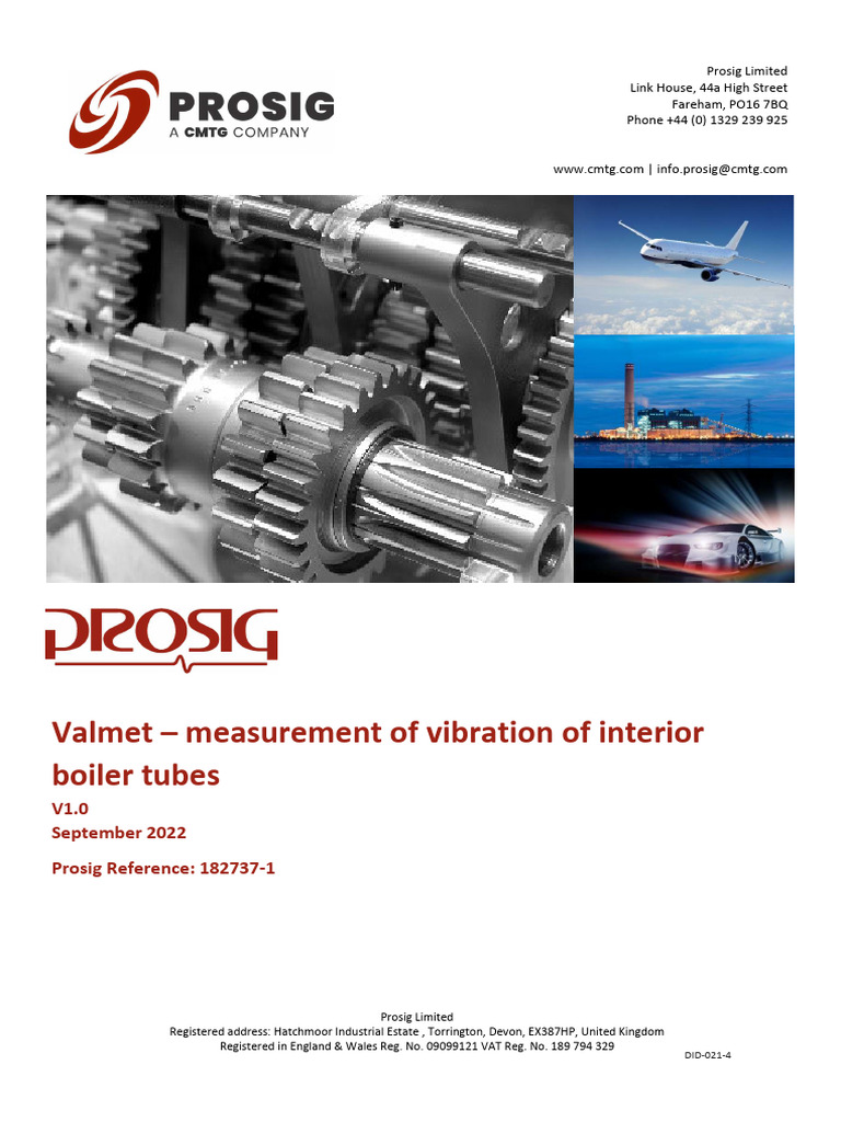 Valmet - Measurement of Vibration of Interior Boiler Tubes: V1.0 ...