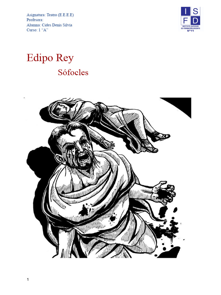 Edipo Rey | PDF | Edipo | Mitología tebana