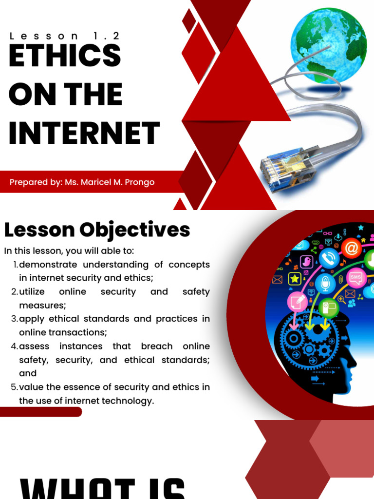 1.2 Ethics On The Internet | PDF | Cyberbullying | Computer Security