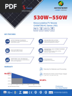Astronergy 585 Datasheet | PDF | Electrical Engineering | Electricity