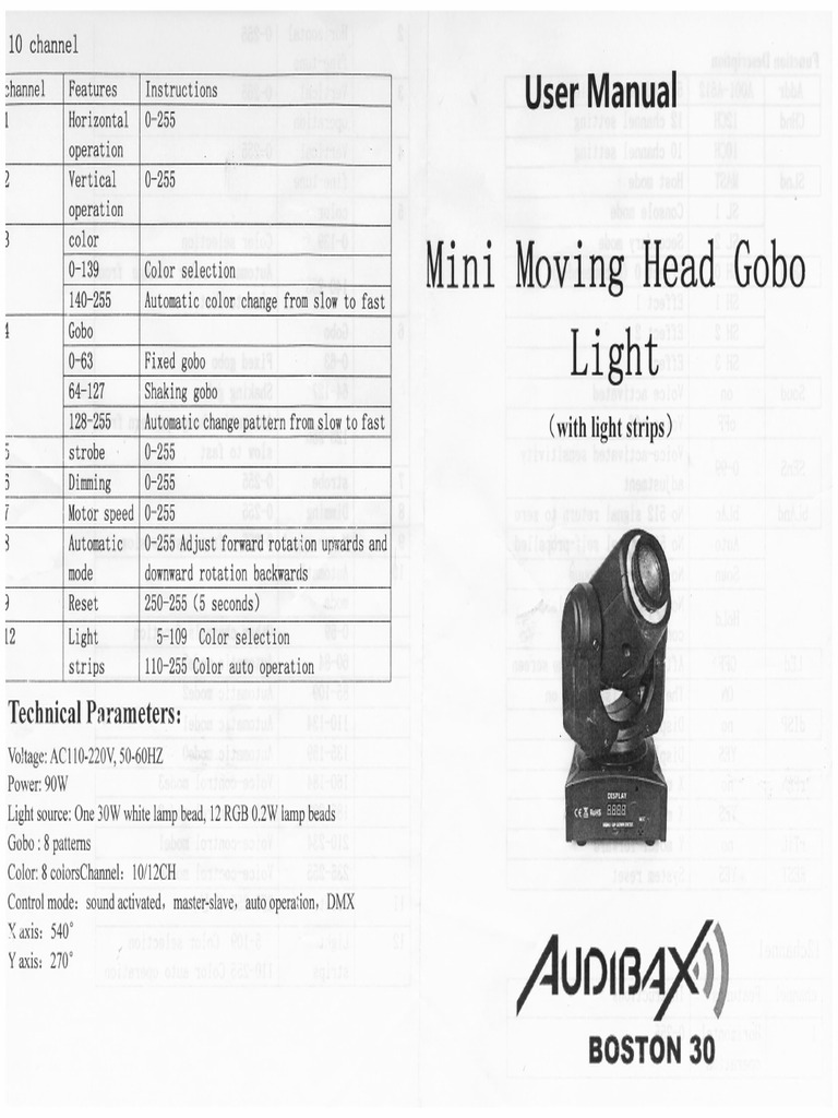 MANUAL Boston-30 | PDF