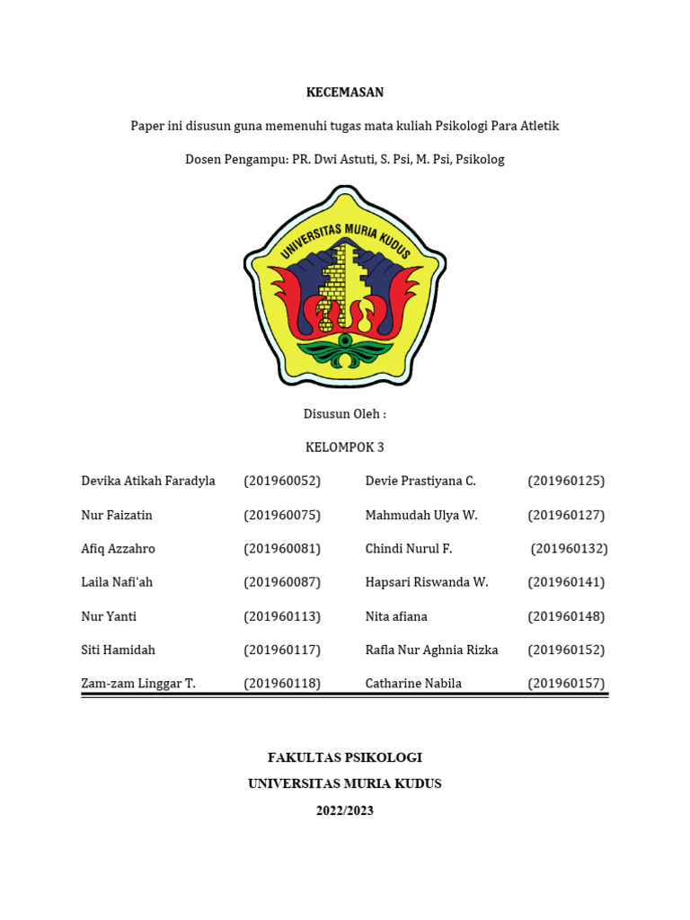 Kecemasan Paraatletik FIXS | PDF