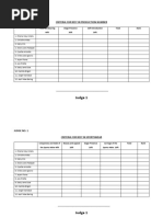 Judging Criteria for Production Number | PDF | Sports & Recreation