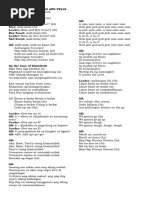 Yell and Song BSP | PDF