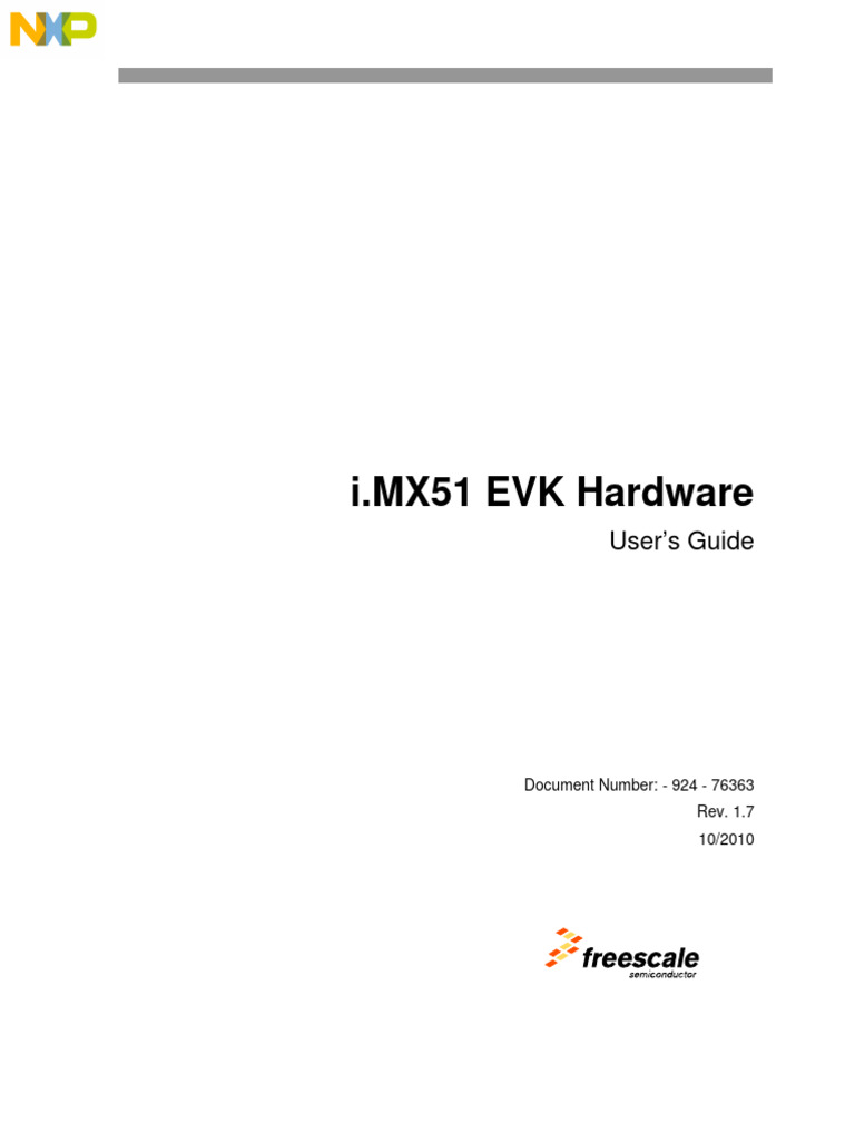 Evk Imx51 Hardware UG | PDF | Usb | Computer Memory
