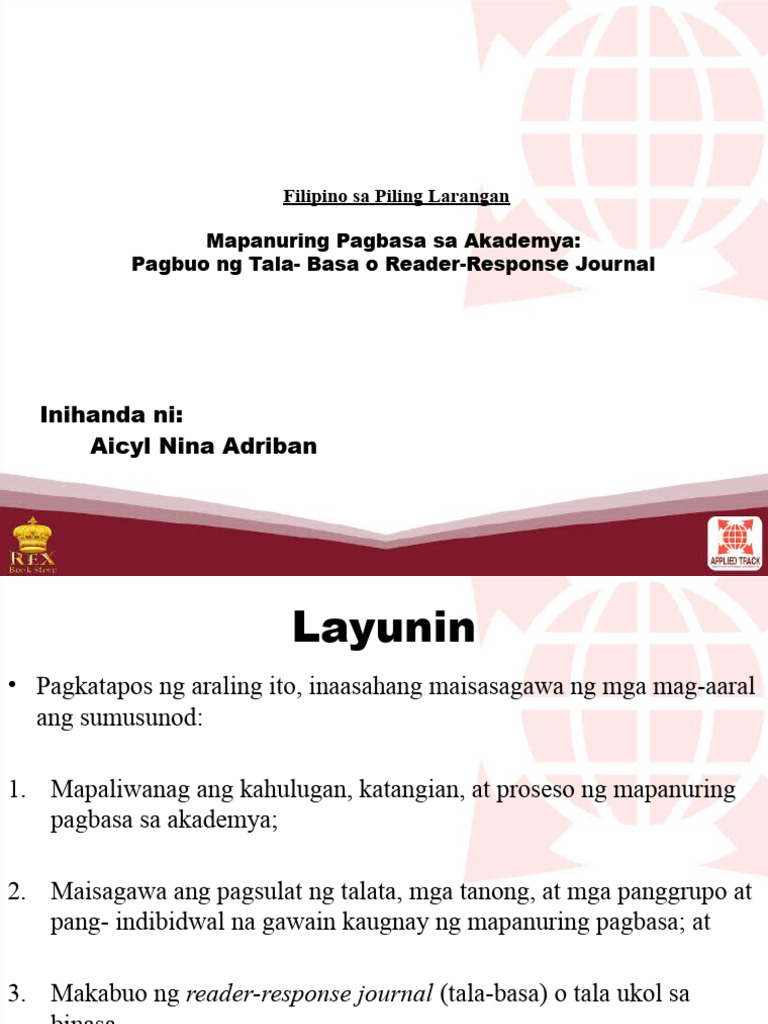 Aralin 2 Mapanuring Pagbasa Sa Akademya Pagbuo NG Tala Basa | PDF