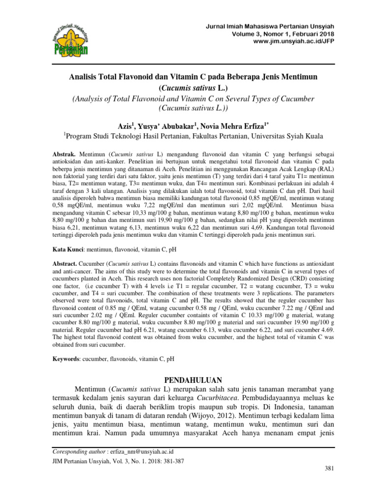 Jurnal Timun Suri | PDF