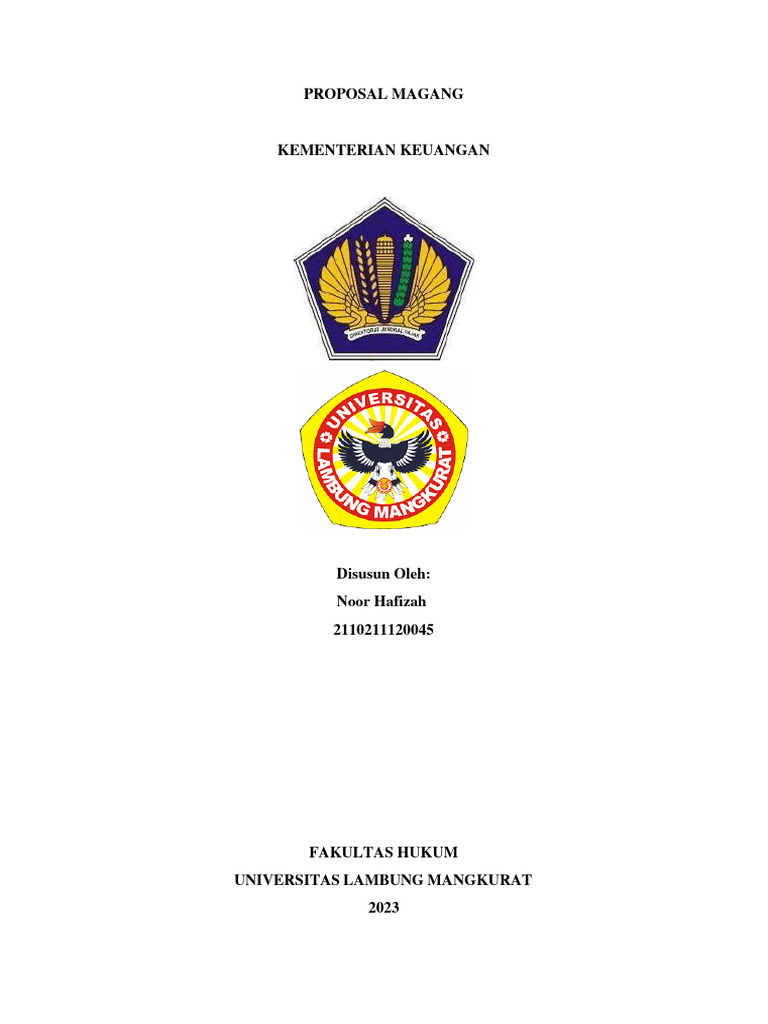 Noor Hafizah Magang Kemenkeu | PDF
