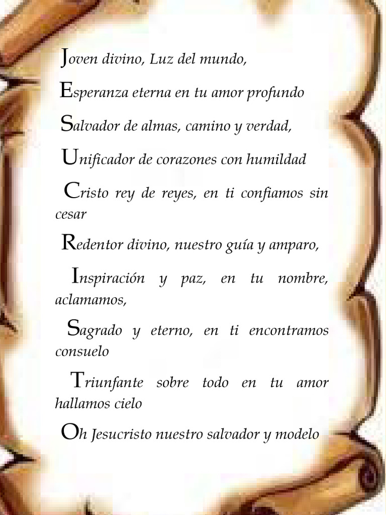 Acrostico Reg | PDF