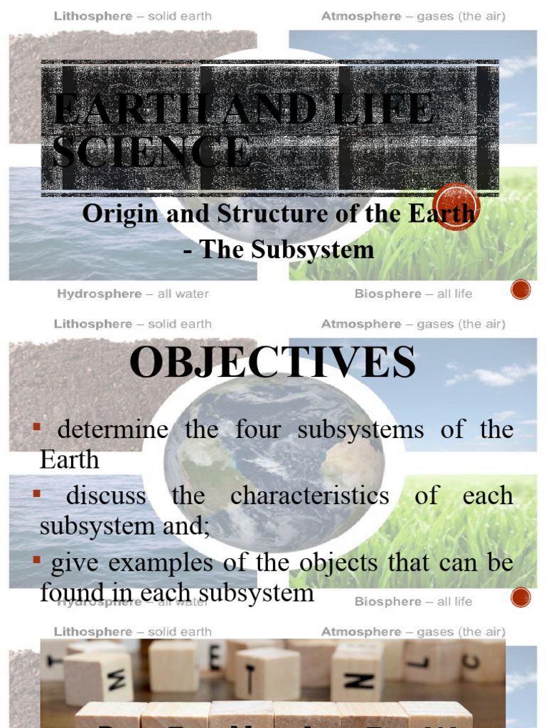 Lesson 02: Earths Subsystem. | PDF | Earth | Atmosphere