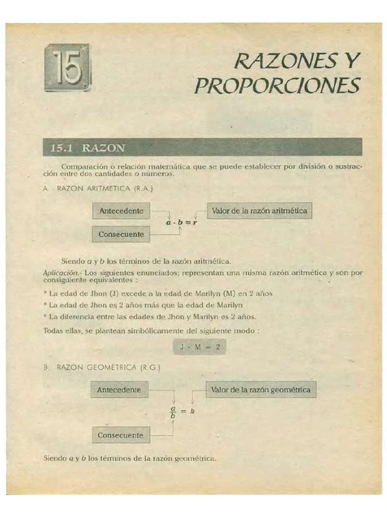 15. Razones y Proporciones by Racso | PDF