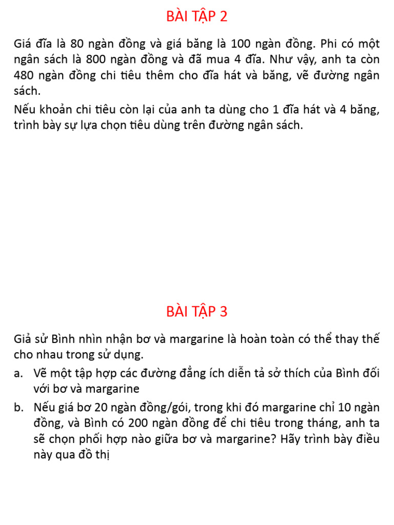 Bài Tập Vi Mô-c3-Sv - th102023 | PDF