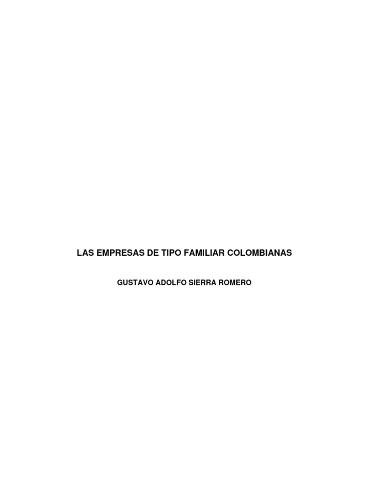 LIBRO Empresas Familiares | PDF | Liderazgo | Business