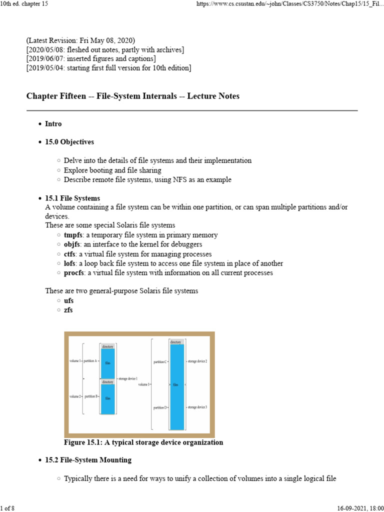 Os Chapter 15 | PDF | File System | Booting