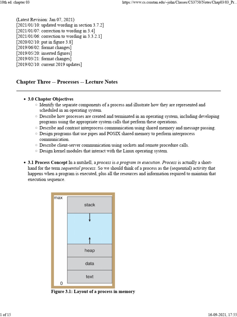Os Chapter 03 Pdf Process Computing Scheduling Computing 