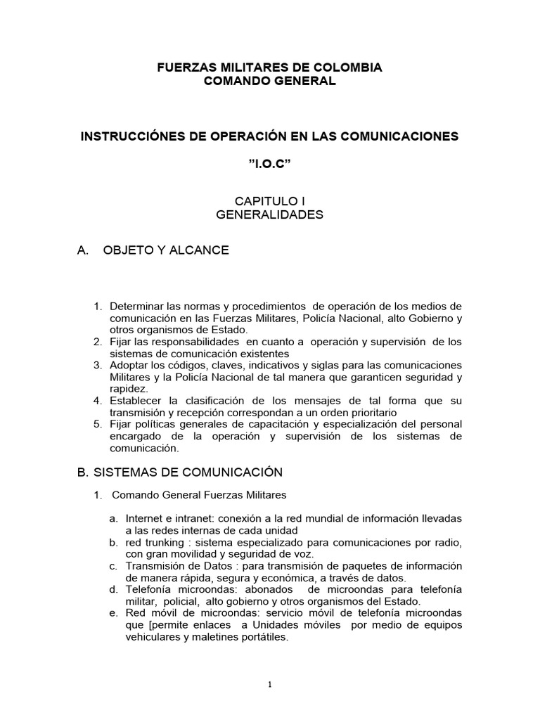 Ejemplo Modelo Ioc | PDF | Alta frecuencia | Telefonía móvil