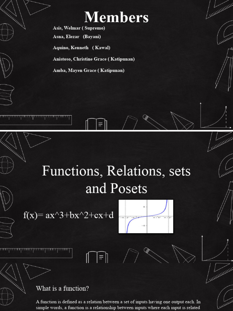 Group 1 Posets and Boolean Algebra | PDF | Function (Mathematics) | Mathematics