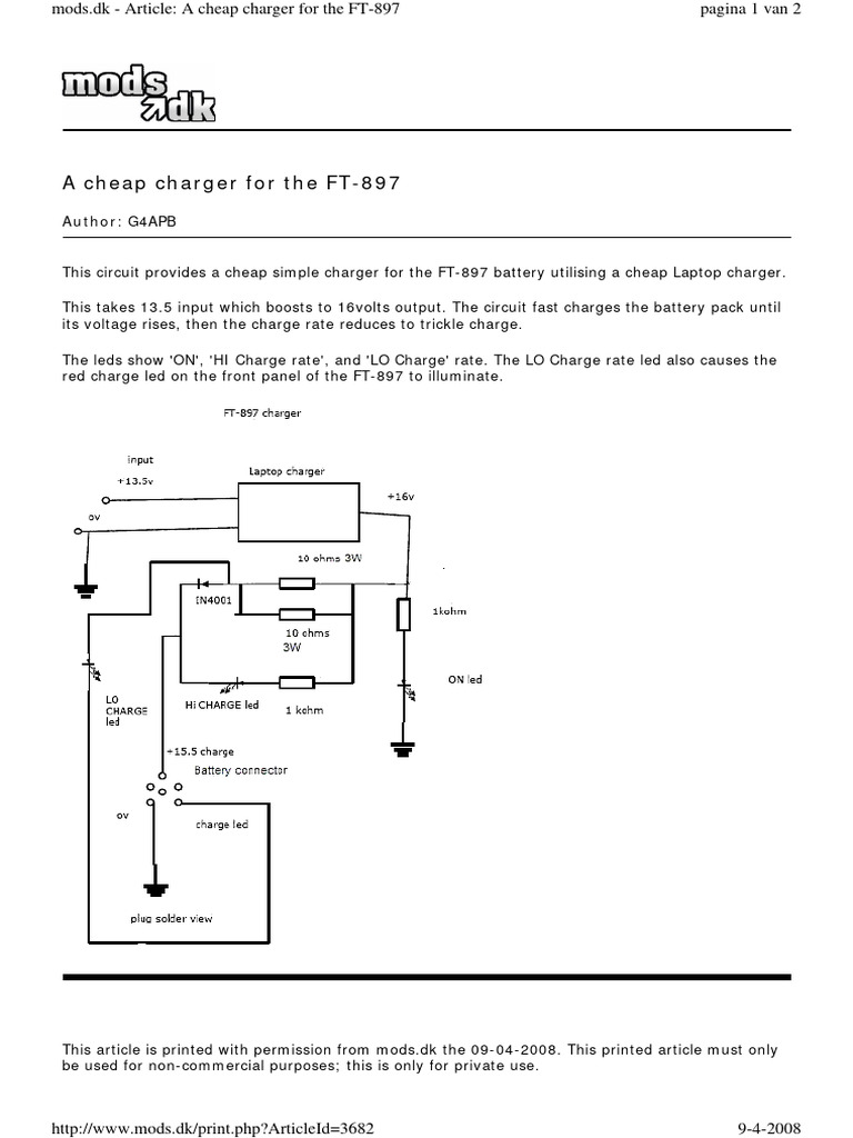Yaesu FT-897 - Cheap-Charger | PDF | Computers | Technology & Engineering