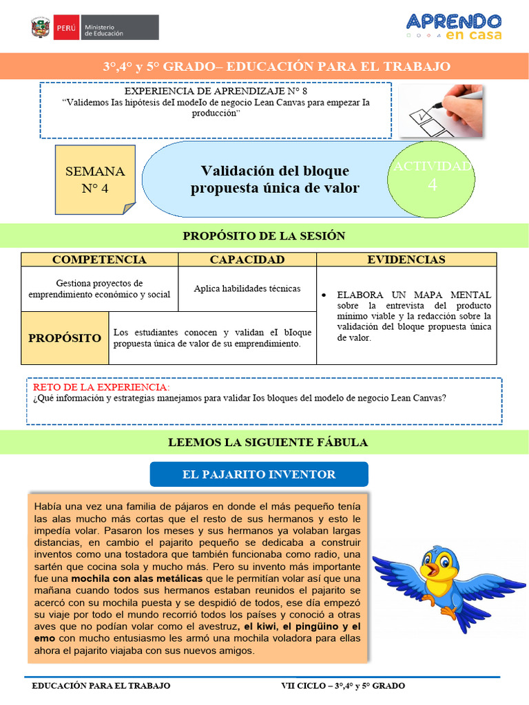 VIII EXPERIENCIA - ACT4 - 3°,4° y 5° GRADO - SEM4 | PDF | Cliente | Netflix