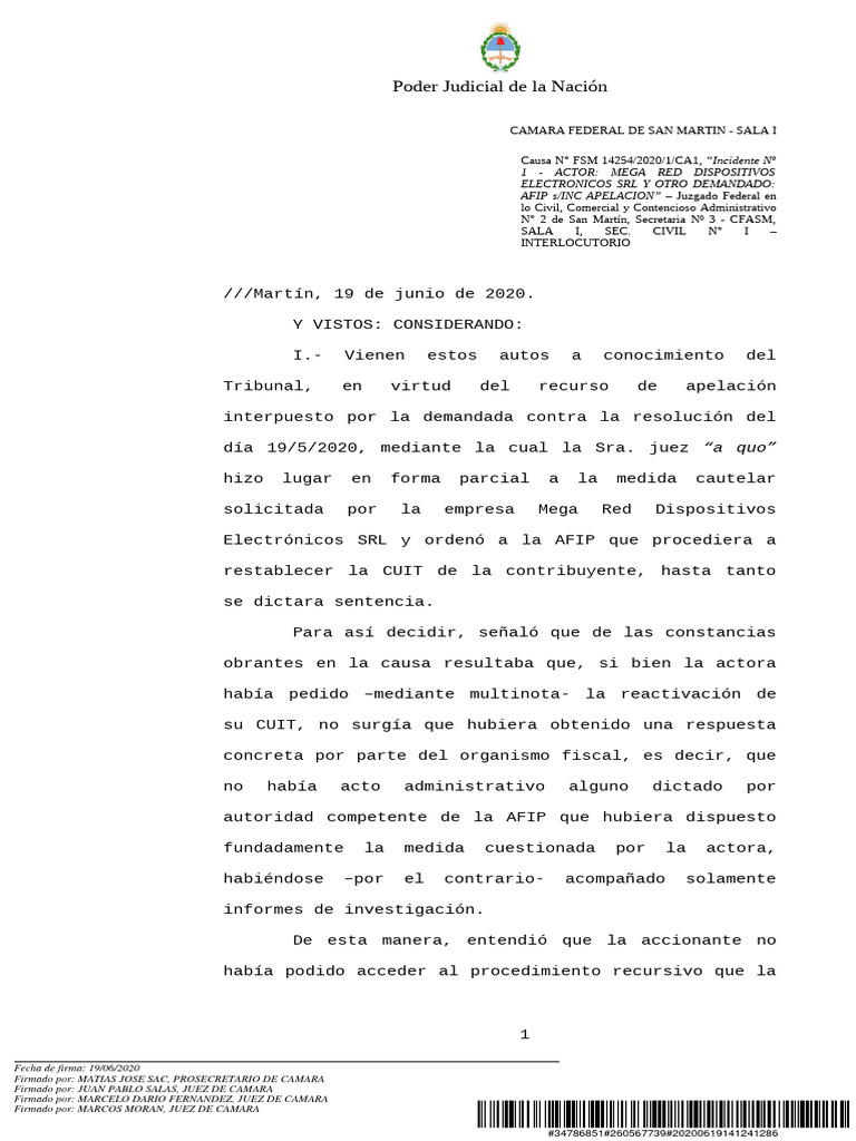 Fallo | PDF | Judicaturas | Sentencia (ley)