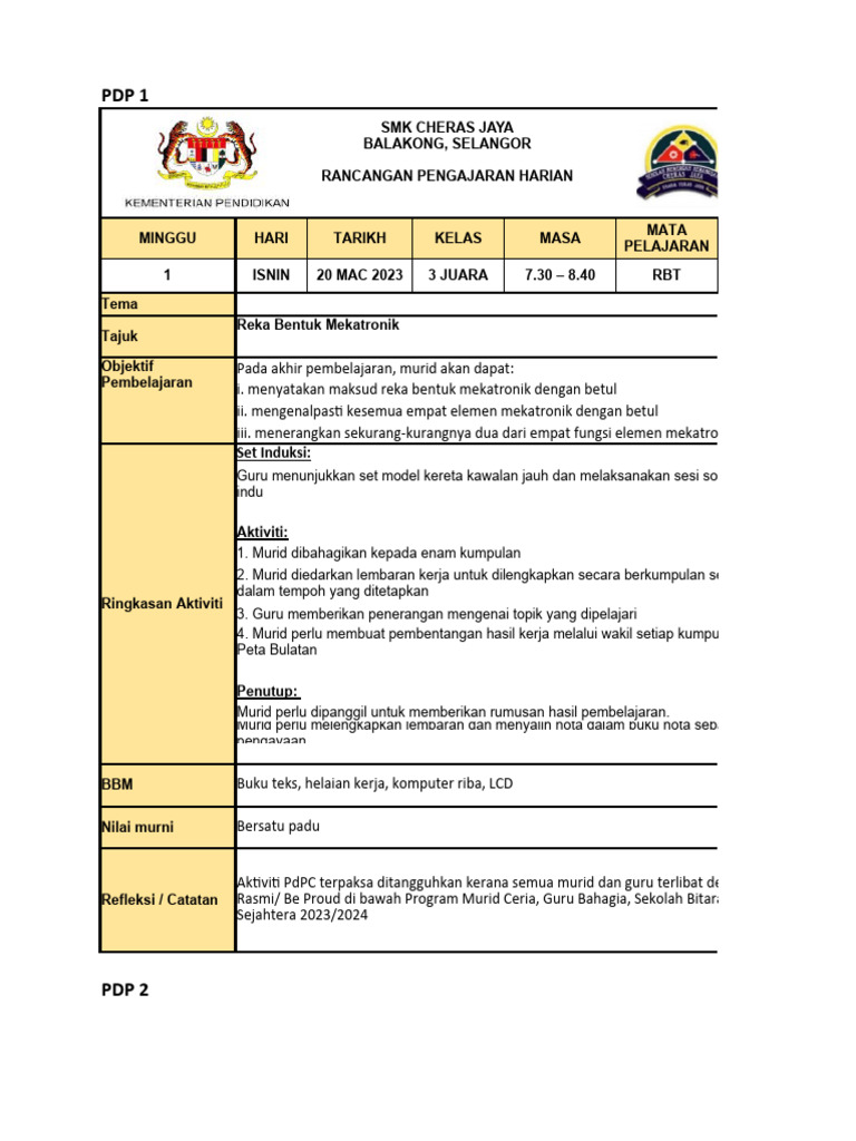 eRPH M1 - 20 HINGGA 24 MAC 2023 | PDF