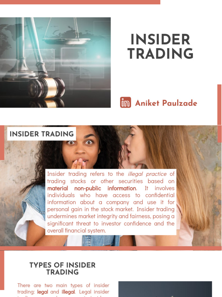 35 Insider Trading | PDF | Insider Trading | Economies