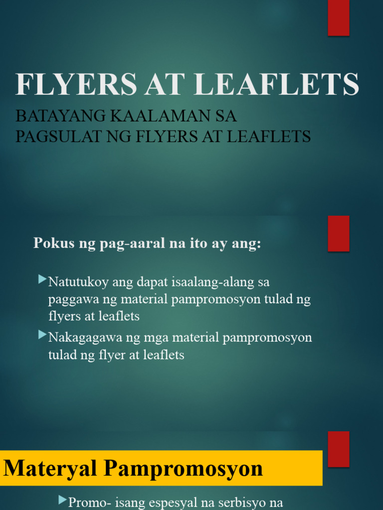 WK 5 Flyers Leaflets | PDF