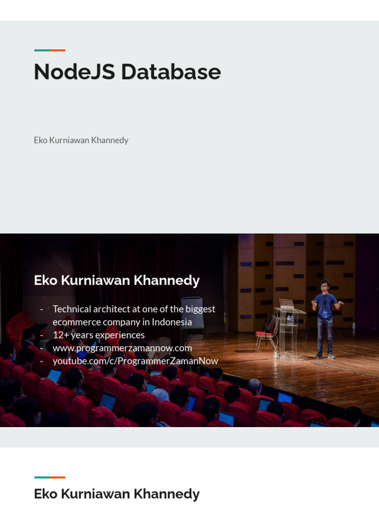 NodeJS Database | PDF