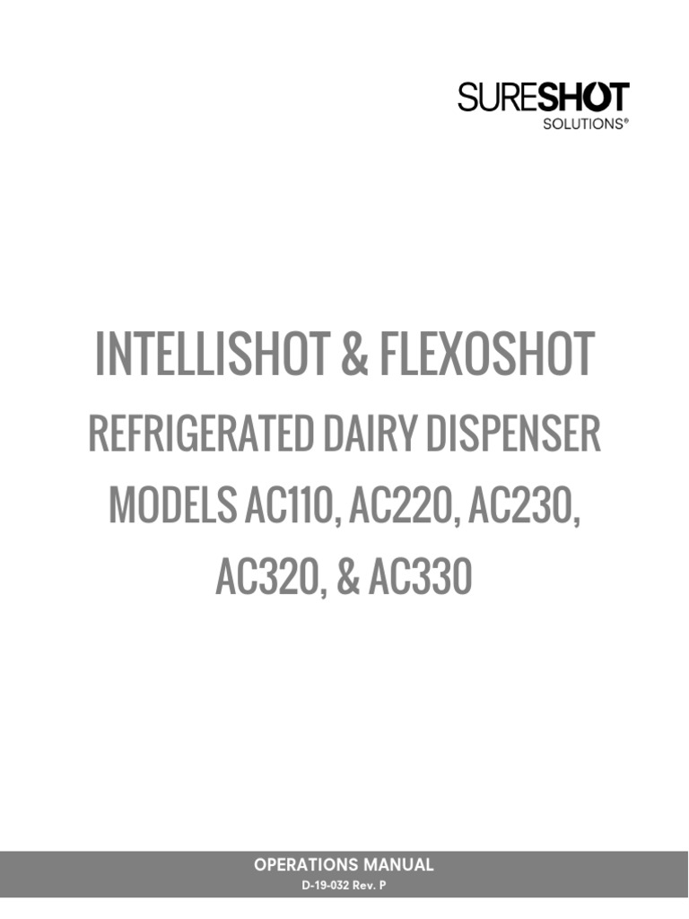 Intellishot & Flexoshot | PDF | Door | Ac Power Plugs And Sockets
