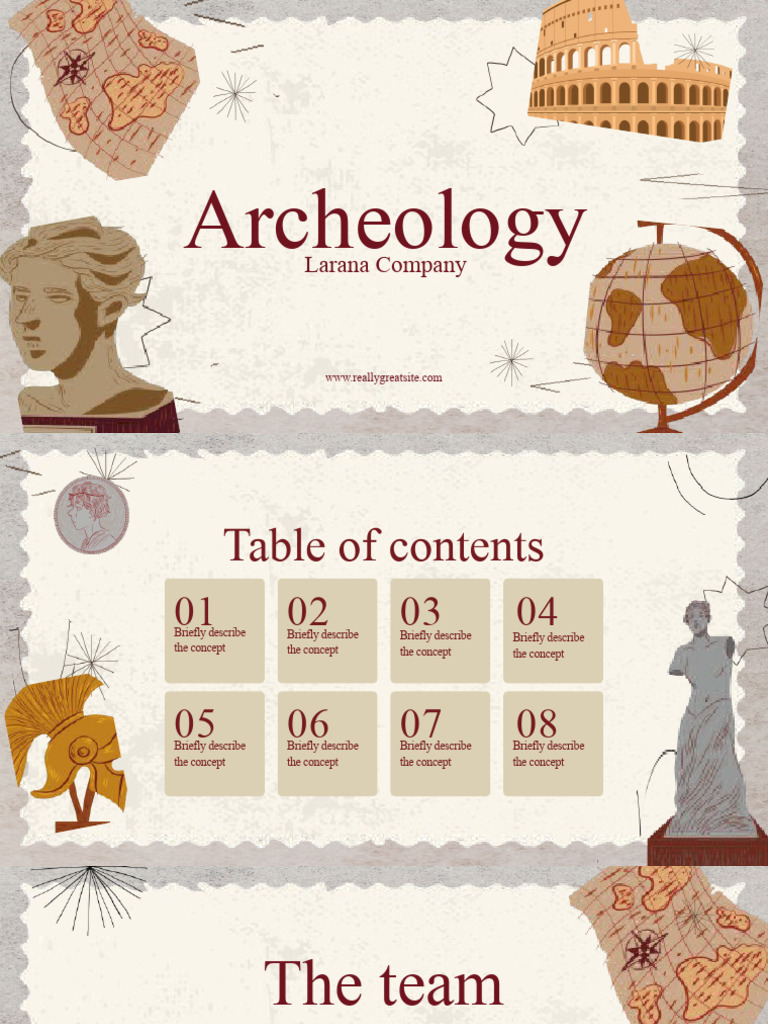 Archeology History Report Project Presentation | PDF | Archaeology ...