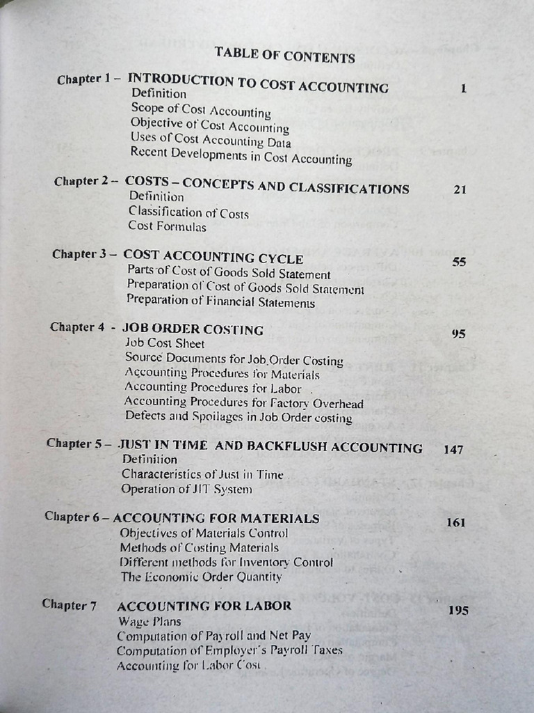 Cost Accounting 1 | PDF