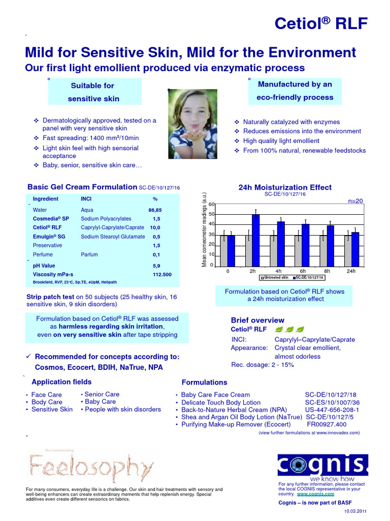 Cetiol RLF | PDF | Chemistry | Chemical Substances