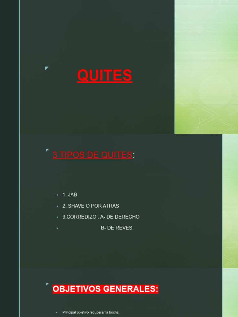 Quites | PDF | Deportes y actividades al aire libre | Cocina, comidas y ...