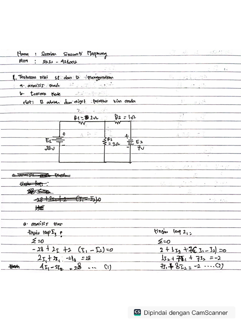Salmian UTS Dasar Elektro | PDF